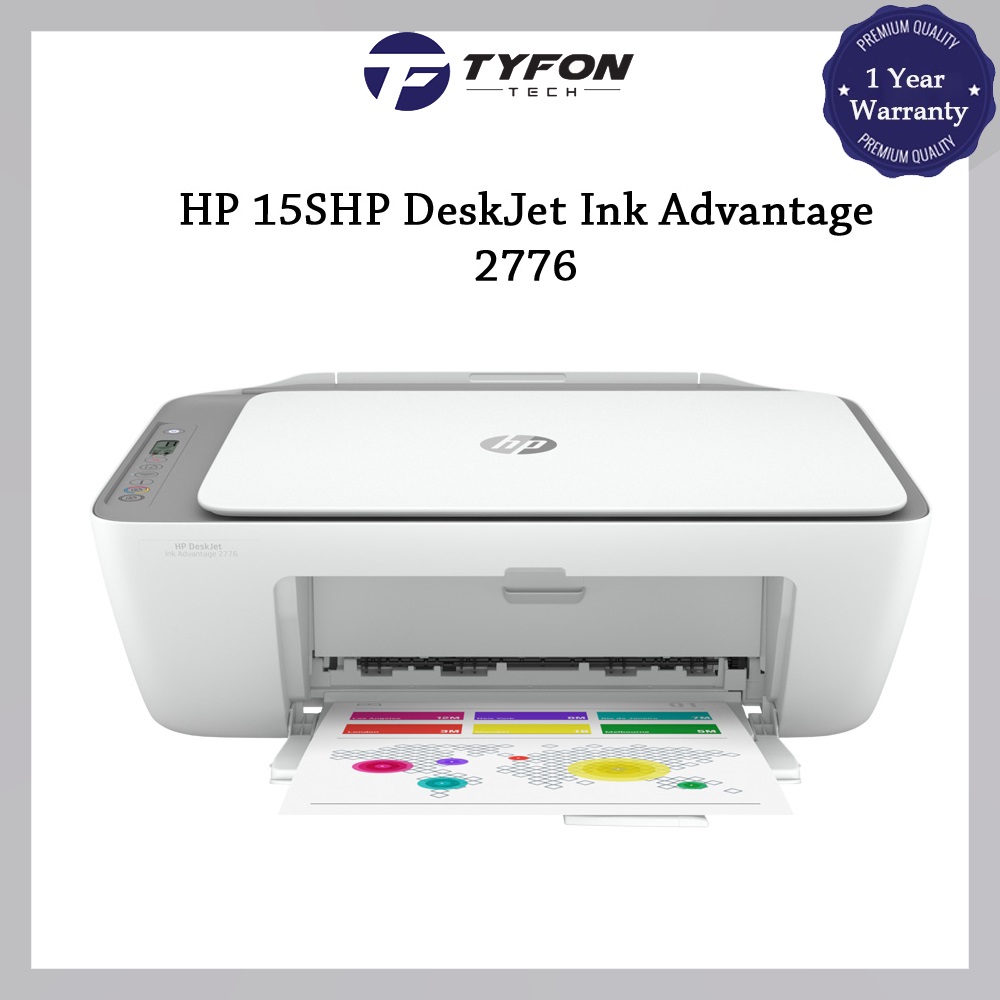 HP 2776 DeskJet Ink Advantage All-in-One Printer (7FR28B) Print Scan ...
