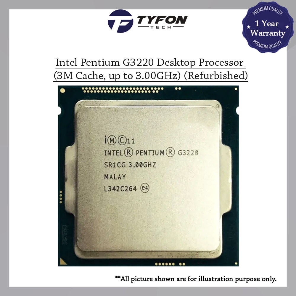 Intel Pentium G3220 Desktop Processor (3M Cache, up to 3.00GHz ...