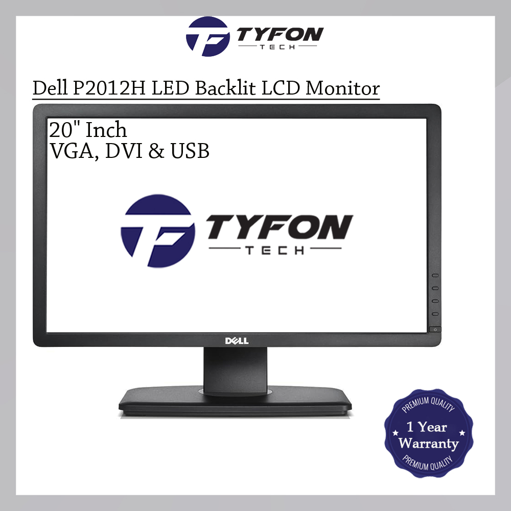 Dell 20" Inch Widescreen LED Backlit LCD Monitor P2012H (Refurbished)